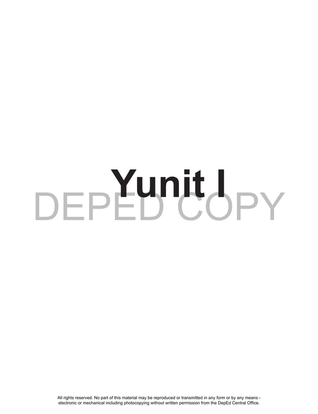 AP9_LM_Ekonomiks_Yunit 1 | PDF