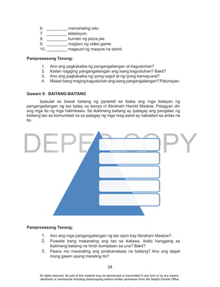 Ekonomiks 10 teachers guide - yunit 1 | PDF