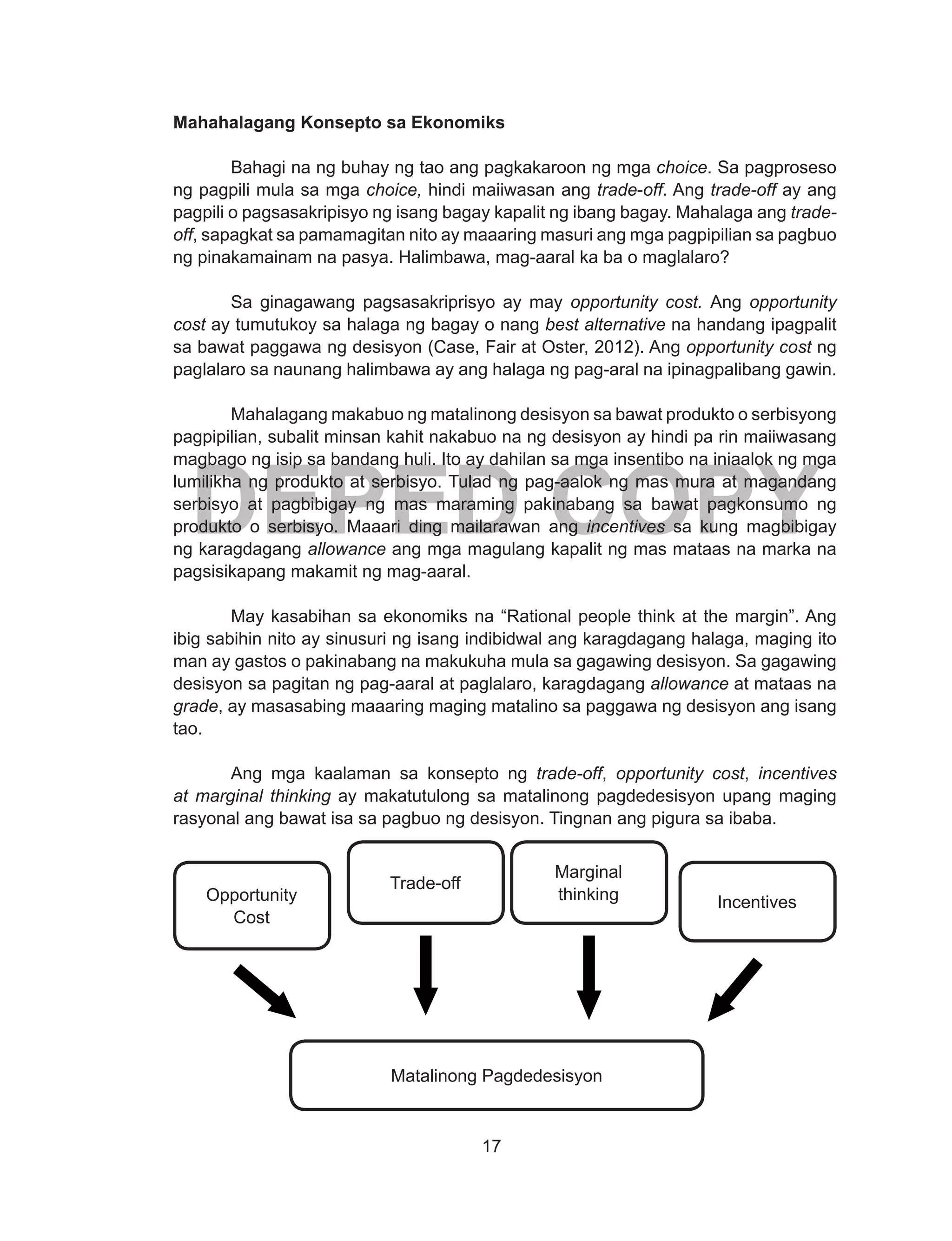 Ekonomiks Learning Module Yunit 1 | PDF