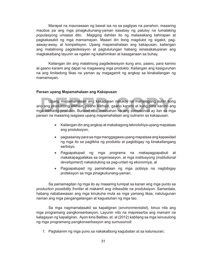 Ekonomiks Learning Module Yunit 1 | PDF