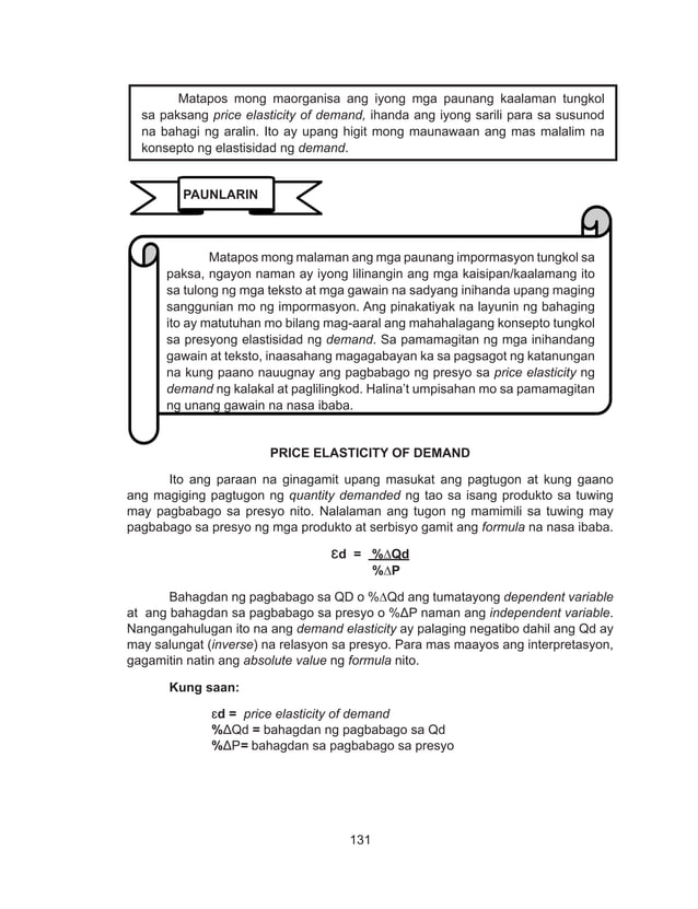 Ekonomiks Learning Module Yunit 2 | PDF