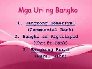 Institusyong Pinansyal: BANGKO | PPTX