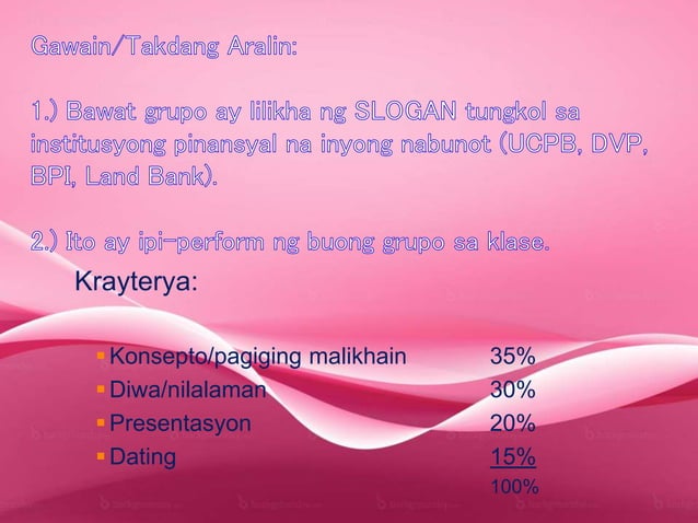 Institusyong Pinansyal: BANGKO | PPTX