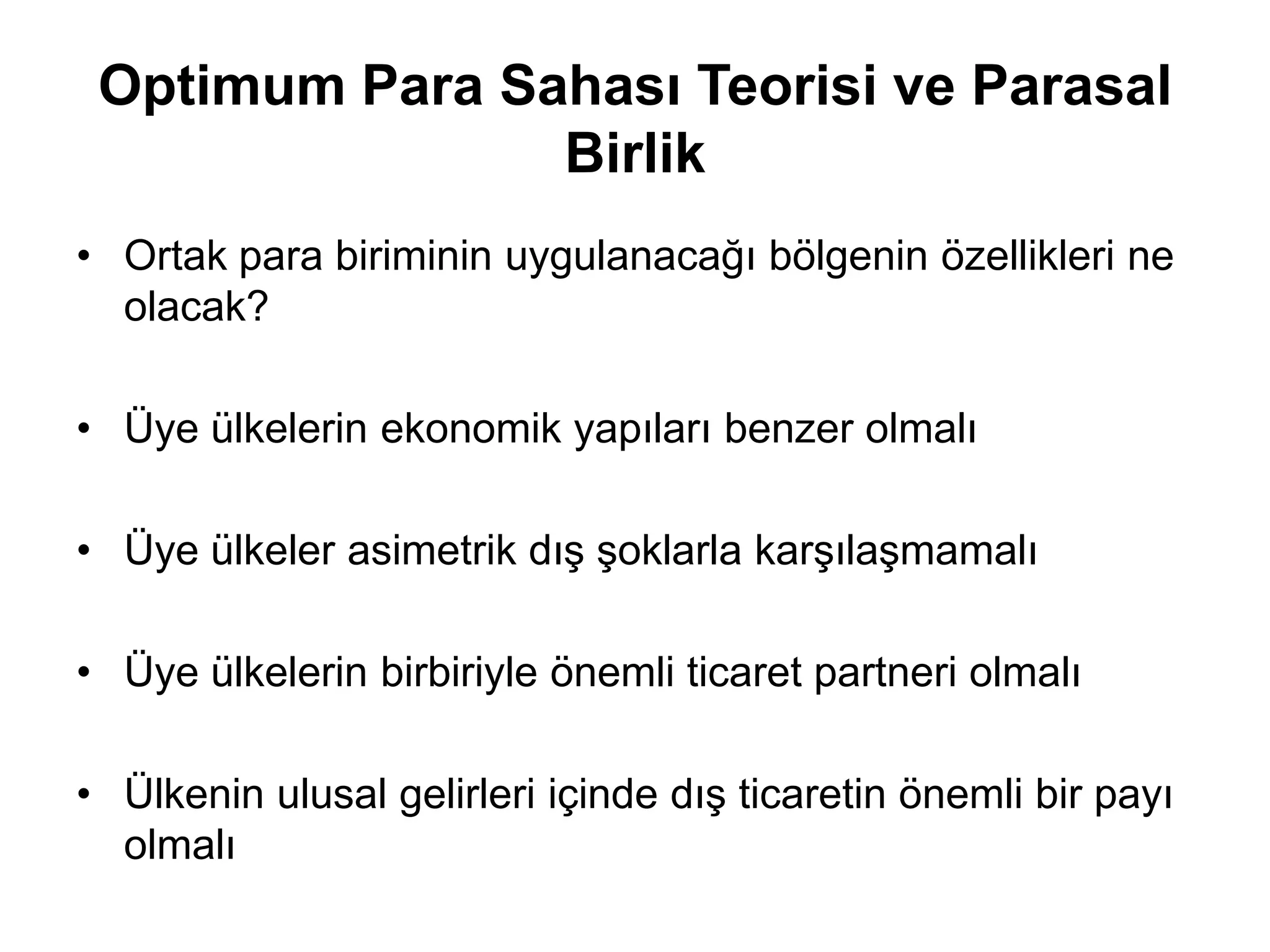 Ekonomik ve parasal birlik | PPTX