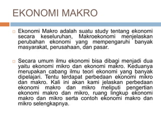 Ekonomi Makro | PPT