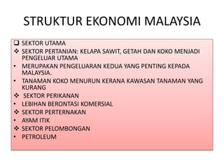 Ekonomi malaysia | PPTX