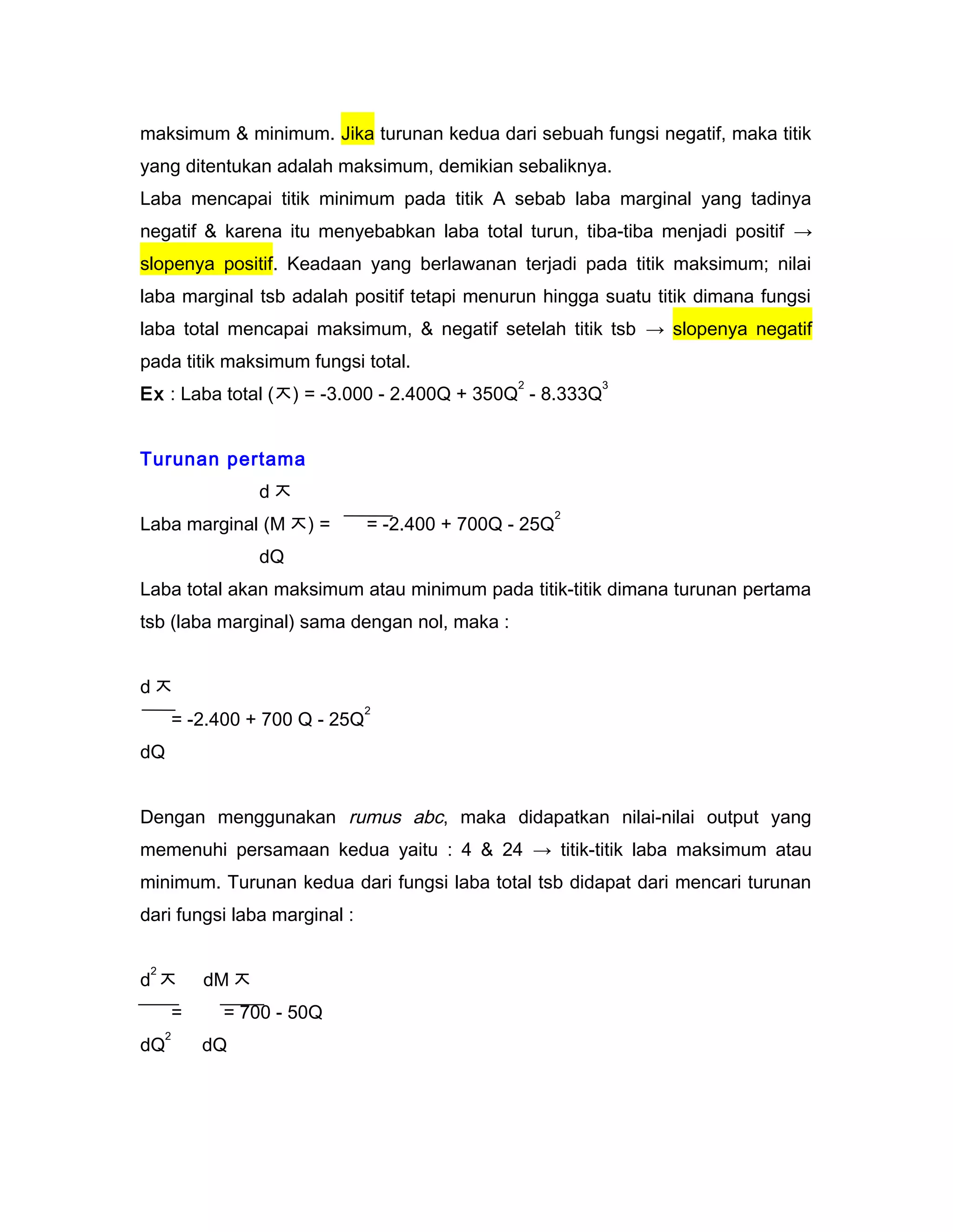 Ekonomi manajerial 2 | DOC