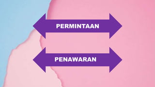 Ekonomi manajerial permintaan penawaran | PPTX