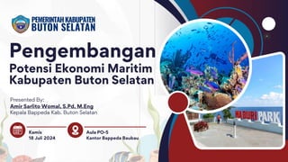 EKONOMI MARITIM BUTON SELATAN SULAWESI TENGGARA | PPTX