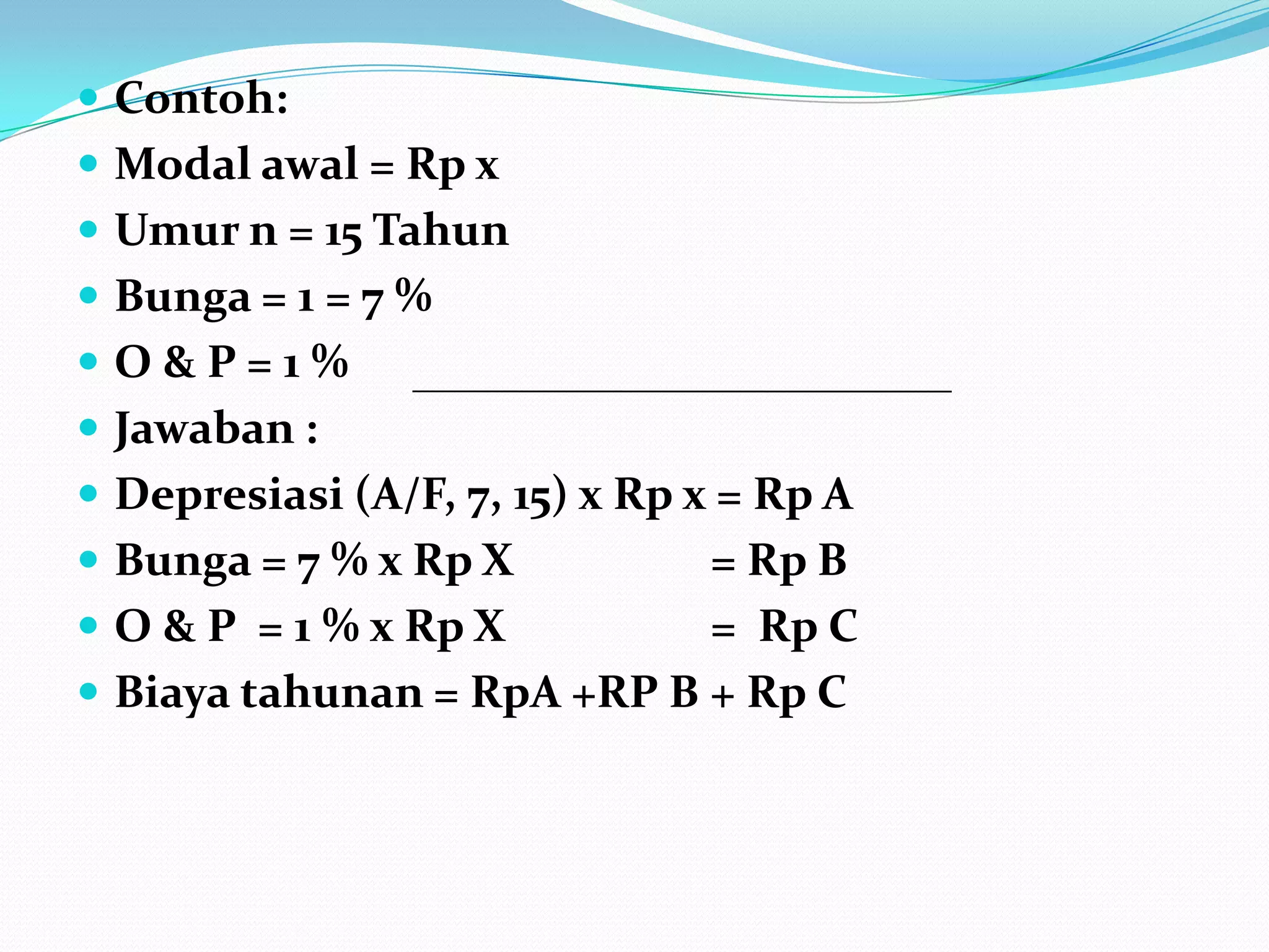 Ekonomi teknik | PPT