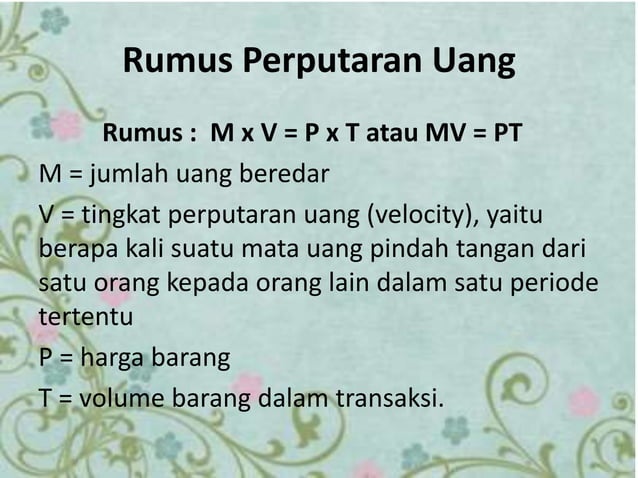Uang (Penjelasan Lengkap) #by : m_nk | PPTX