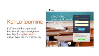 eKooli tutvustus | PDF