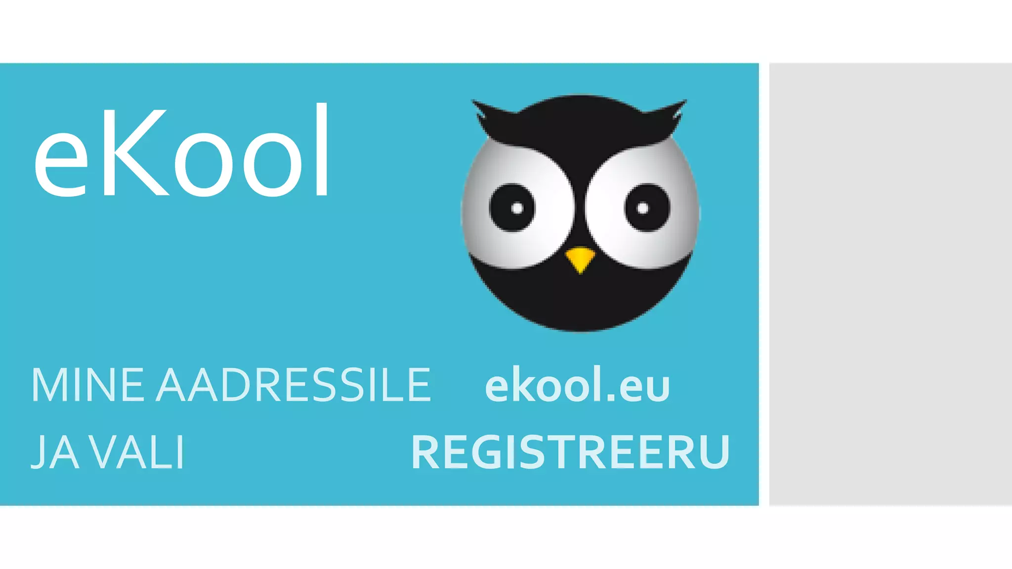 eKooli registreerumine (õpilasele) | PPT