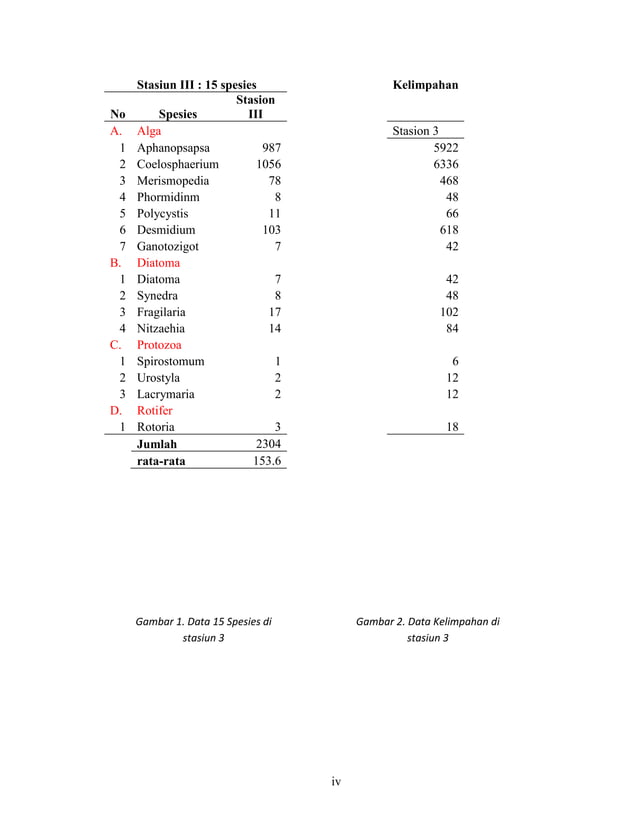 laporan praktikum Ekologi perairan di danau | DOCX