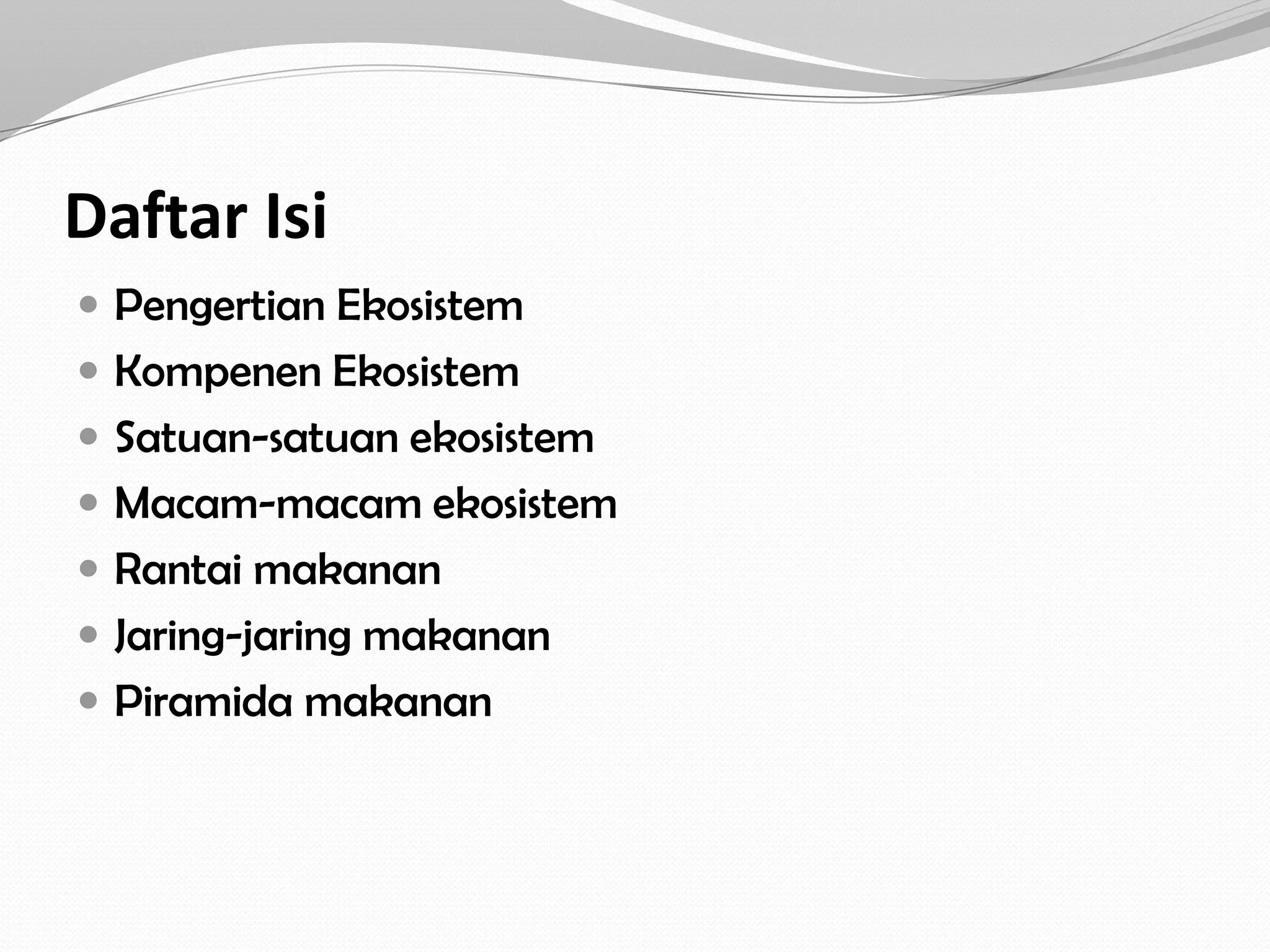 Ekosistem | PPT