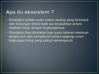 Ekosistem | PPTX
