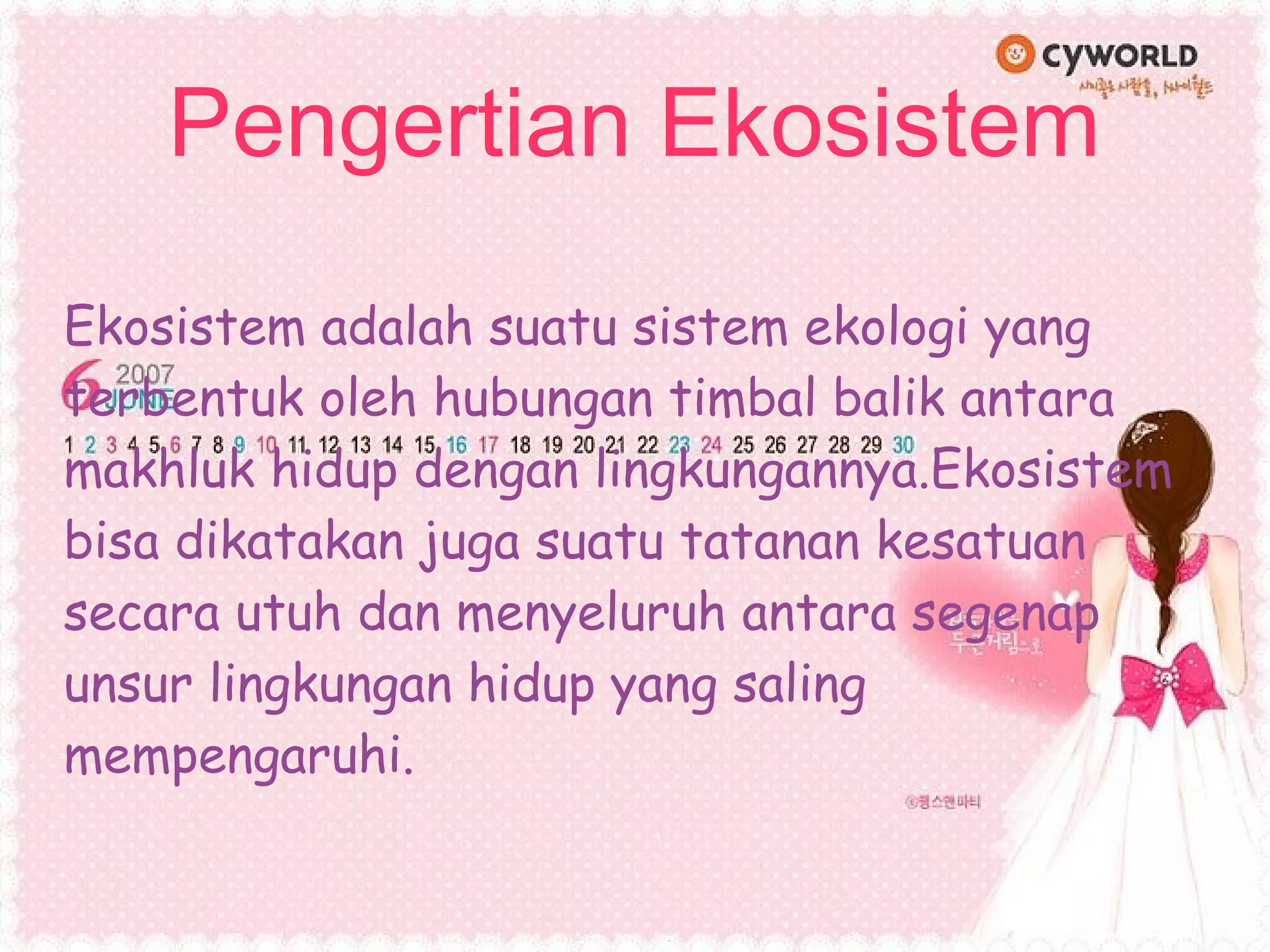 Pengertian dan Jenis-Jenis Ekosistem | ODP