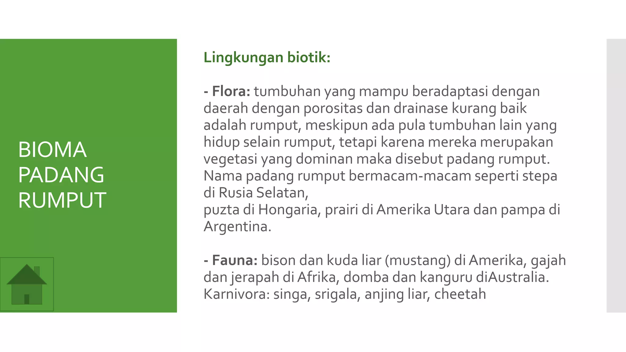 Presentasi Ekosistem Darat(School Work) | PPTX