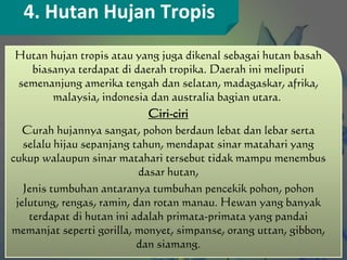 Ekosistem, Keanekaragaman Ekosistem, Penggolongan Ekosistem | PPT