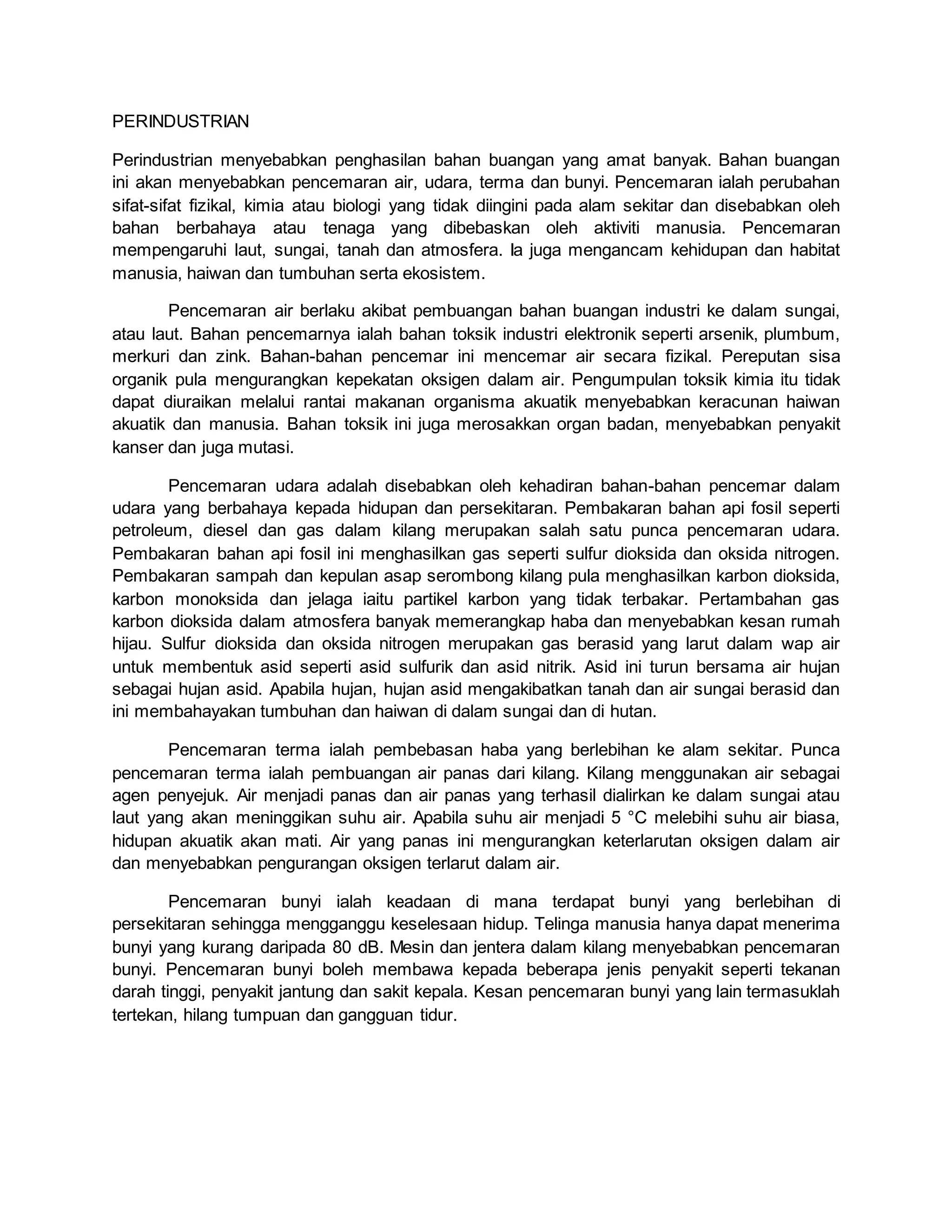 Folio Biologi Ekosistem Terancam | DOCX
