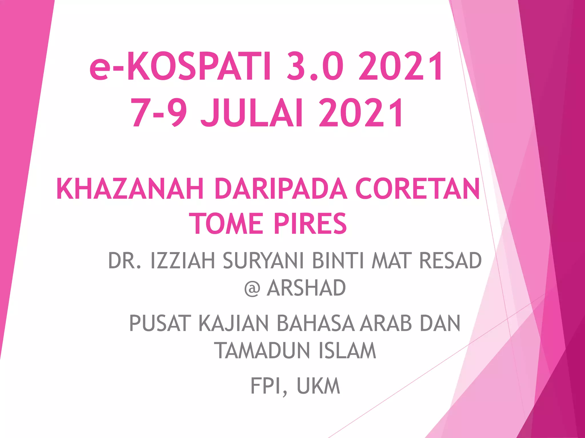 Khazanah daripada Coretan Tome Pires | PPT