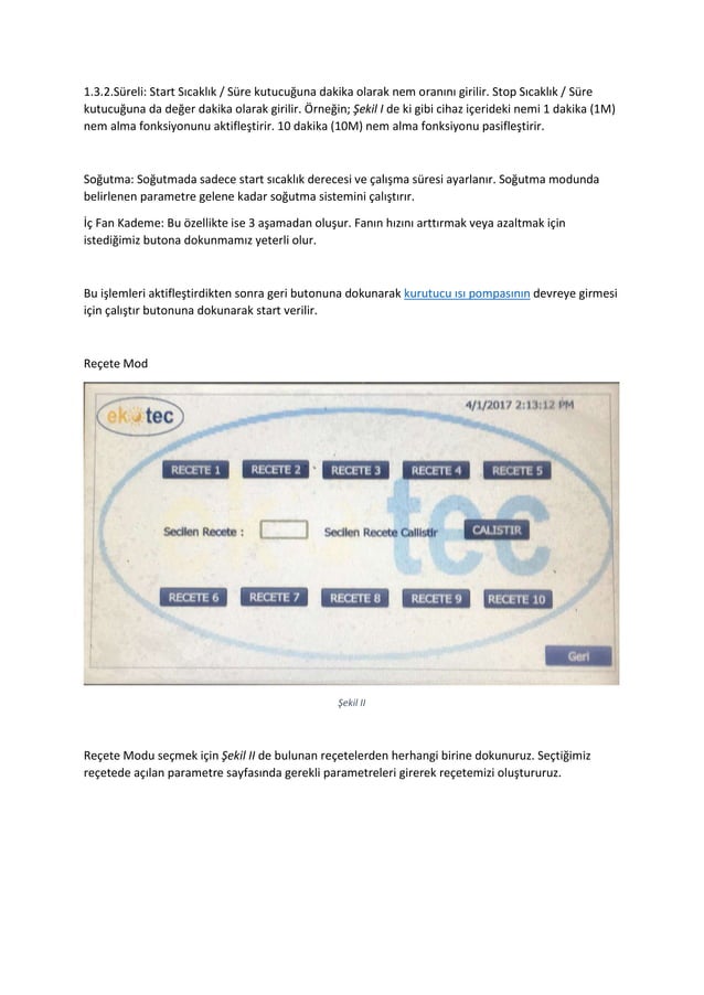 Ekotec ethk 20 kurutucu isı pompası plc kullanım klavuzu | PDF