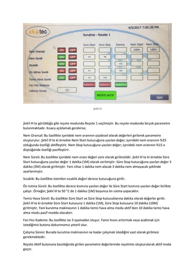 Ekotec ethk 20 kurutucu isı pompası plc kullanım klavuzu | PDF