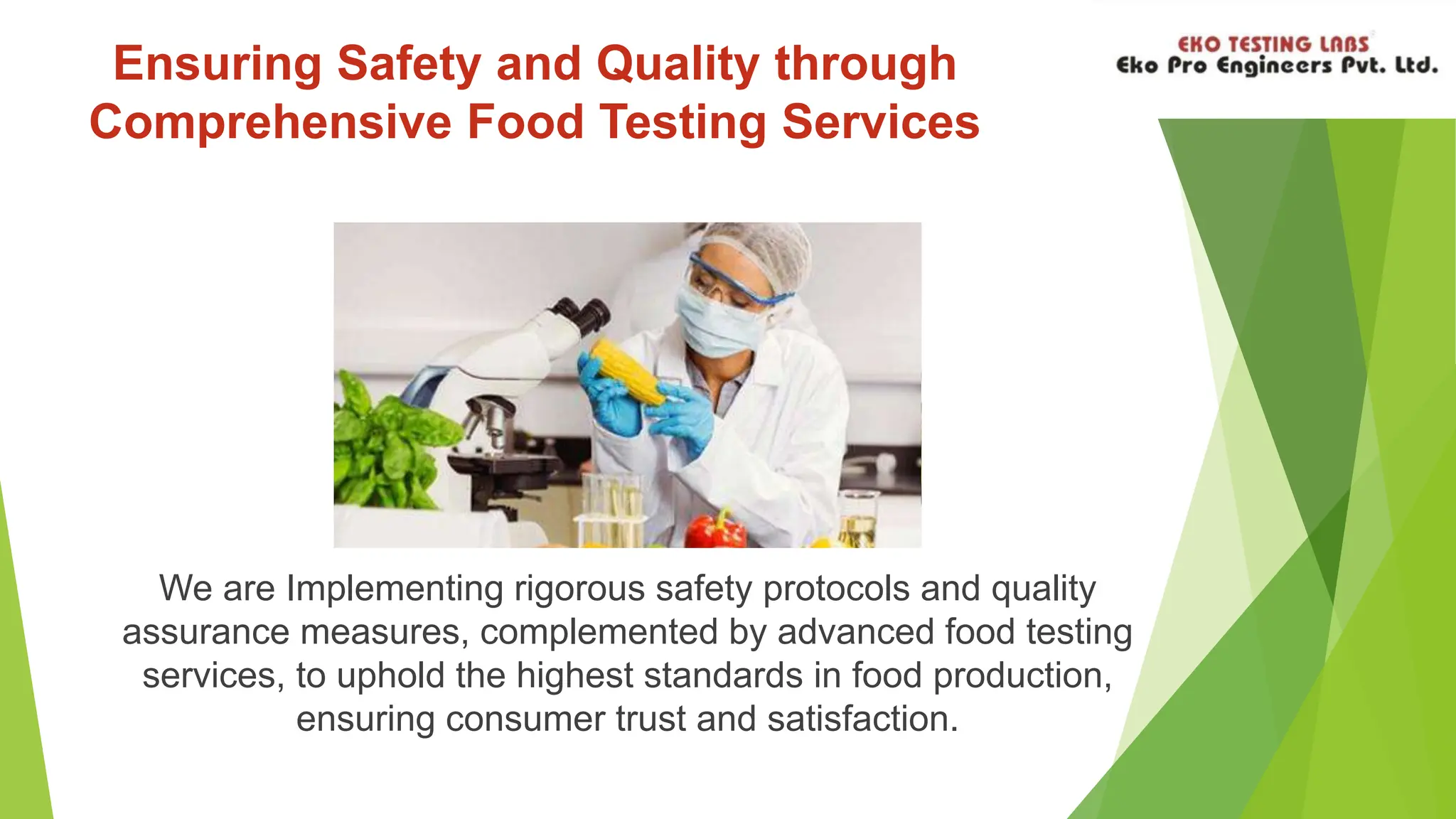 Taste Assurance: Exploring Our Food Testing Lab | PPTX