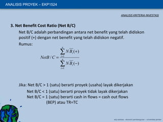 Kriteria Investasi | PPT