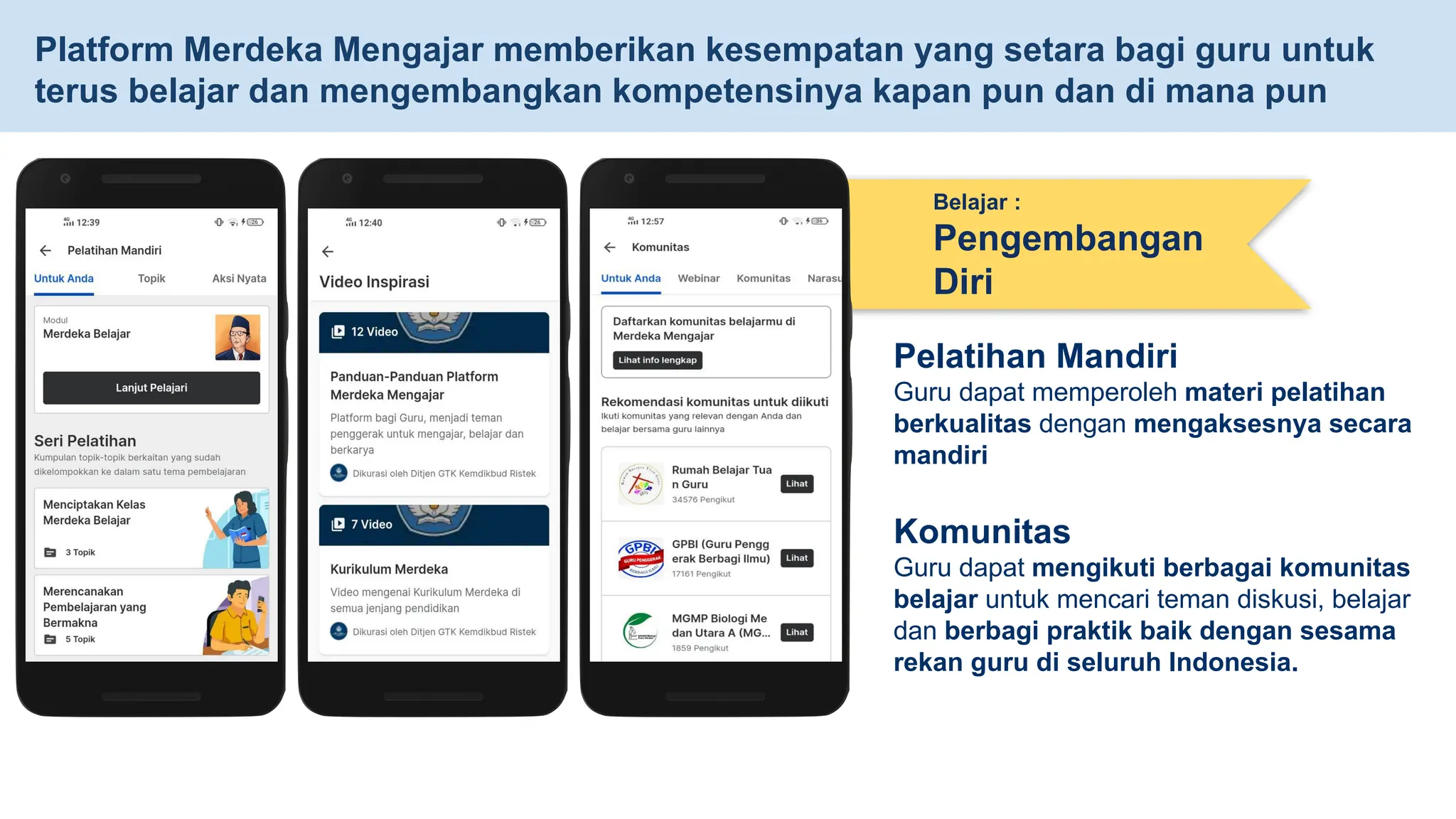 Ekslorasi Platform Merdeka Mengajar dari kemdikbudristek | PPT