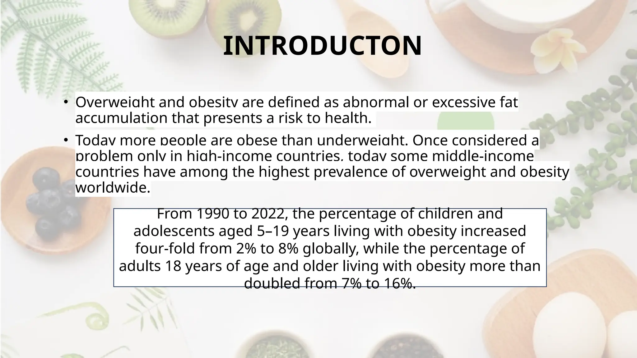 Obesity, types, theories and management. | PPT