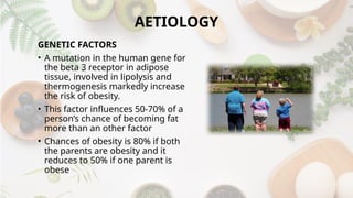 Obesity, types, theories and management. | PPT
