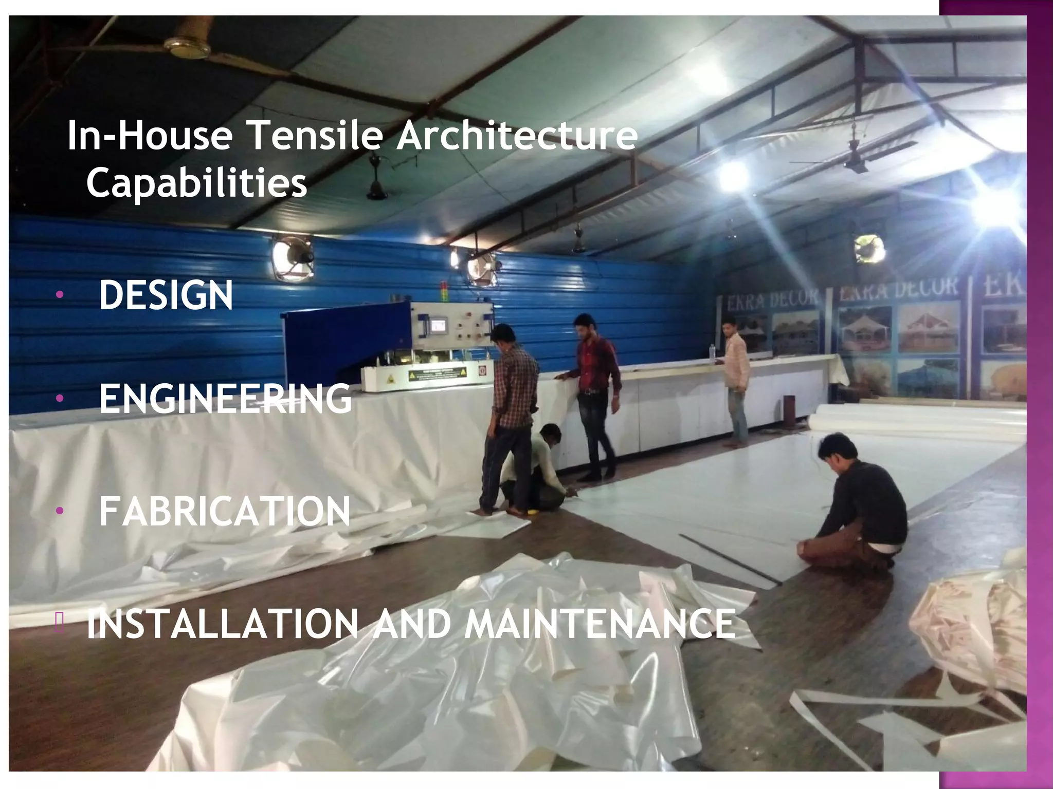 Tensile Structure | Tensile Structure Manufacturer | PPT