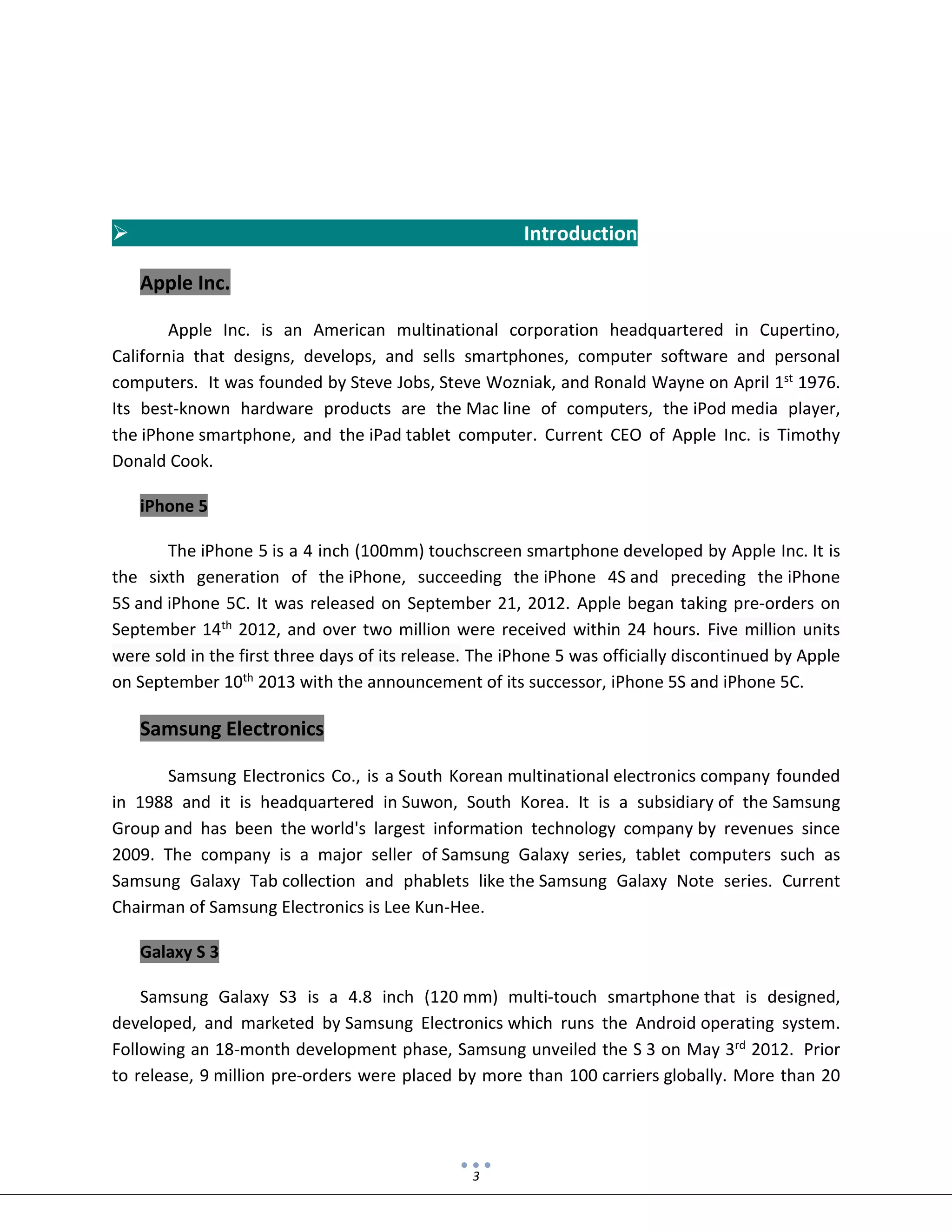 Consumer Buying Behavior - APPLE VS SAMSUNG | PDF