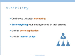 Ekran System - Employee Activity Monitoring Tool | PPTX