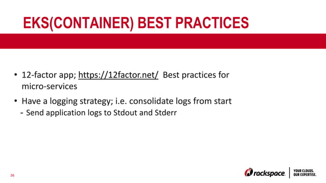 Elastic Kubernetes Services (EKS) | PDF