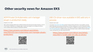 Amazon EKS - security best practices - 2022 | PPT