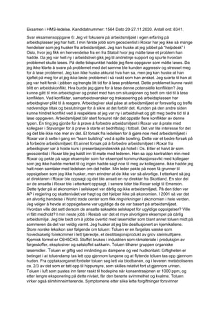 Sigve Hamilton Aspelund: Eksamen i HMS-ledelse | PDF