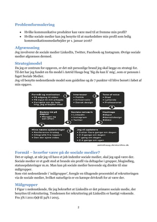 Eksamensopgave sociale medier | PDF