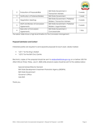 REQUEST FOR PROPOSAL THE ENGAGEMENT OF A STRATEGIC PARTNER ...