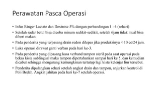 Tatalaksana Eksisi dan Marsupialisasi Ranula.pptx