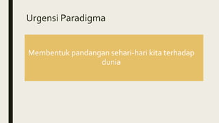 Eksistensi Teori dan Paradigma | PPTX