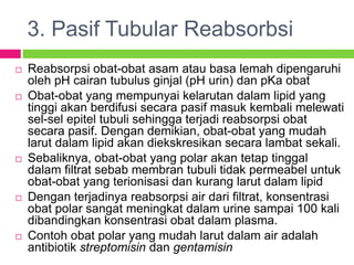 Ekskresi dan klirens ginjal | PPTX