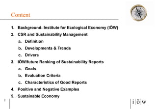 Sustainability and CSR Stategies in German Companies / Esther Hoffmann ...