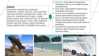 Eksogen Endogen Geodas proses geologi yang mempengaruhi bentang alam | PDF
