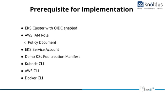EKS OIDC_ IAM Role integration with k8s ServiceAccount | PPT