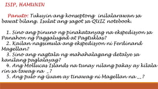Ekspedisyon ni Ferdinand Magellan Araling Panli[unan 5.pptx