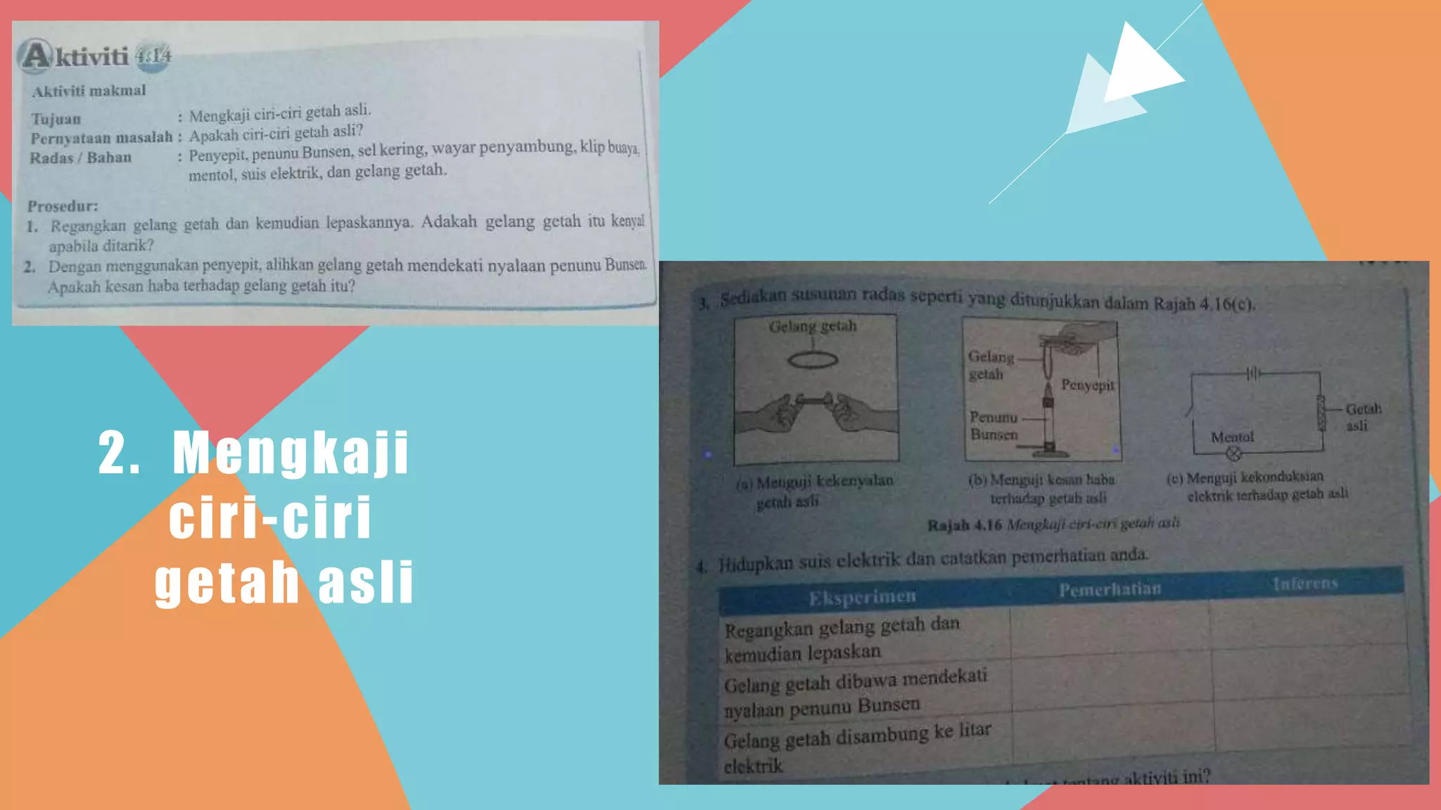 Eksperimen 3 : Polimer Semula Jadi Dan Polimer Sintetik | PPT