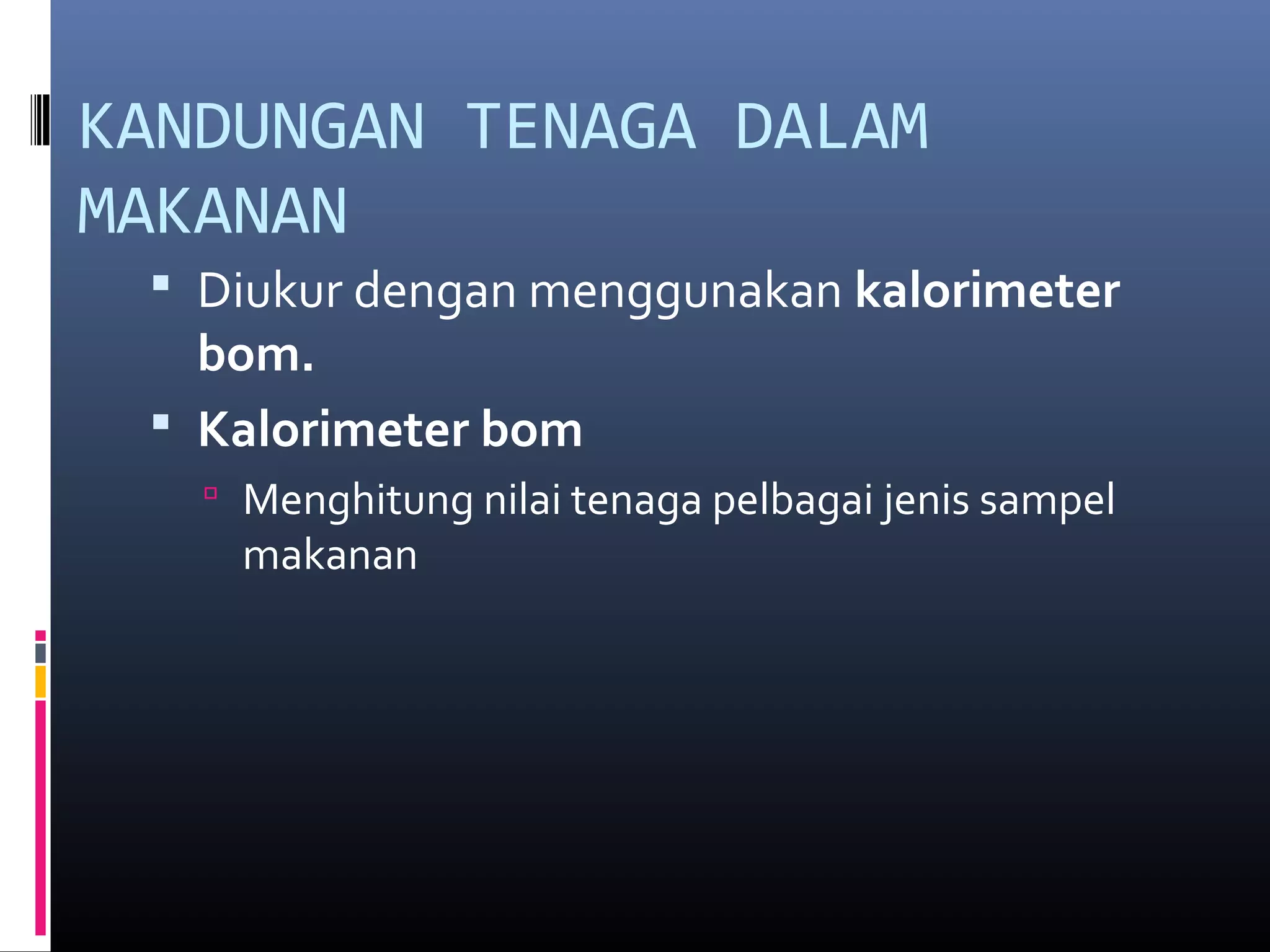 Eksperimen nilai tenaga | PPT