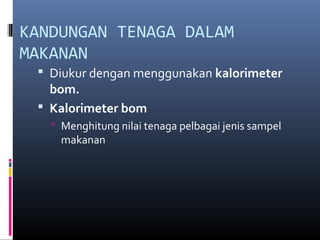 Eksperimen nilai tenaga | PPT
